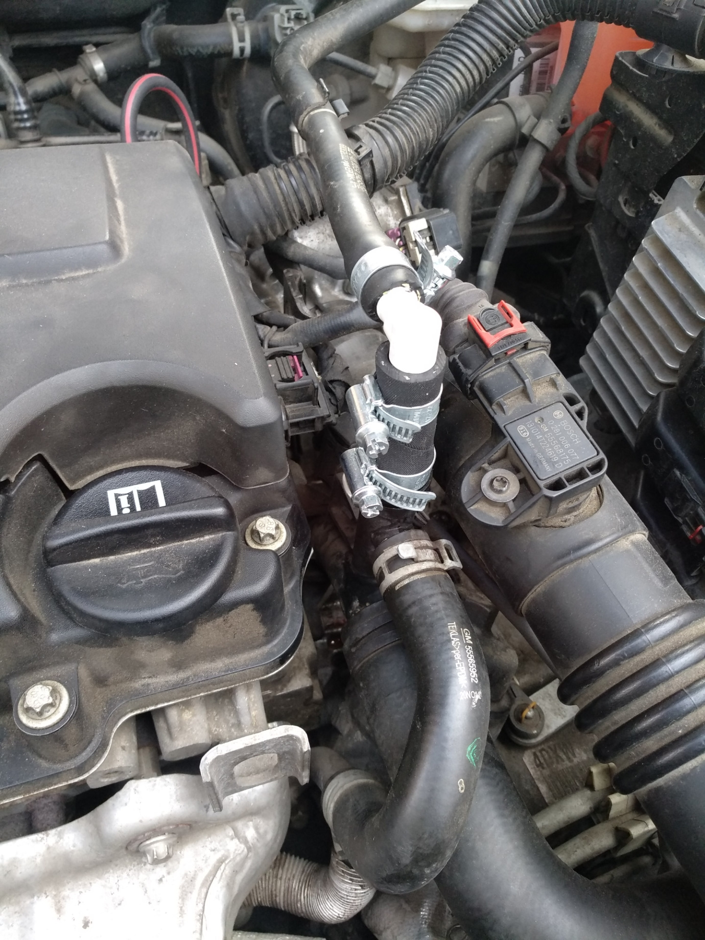 Низкий уровень охлаждайки — Opel Astra J, 1,4 л, 2014 года | поломка ...