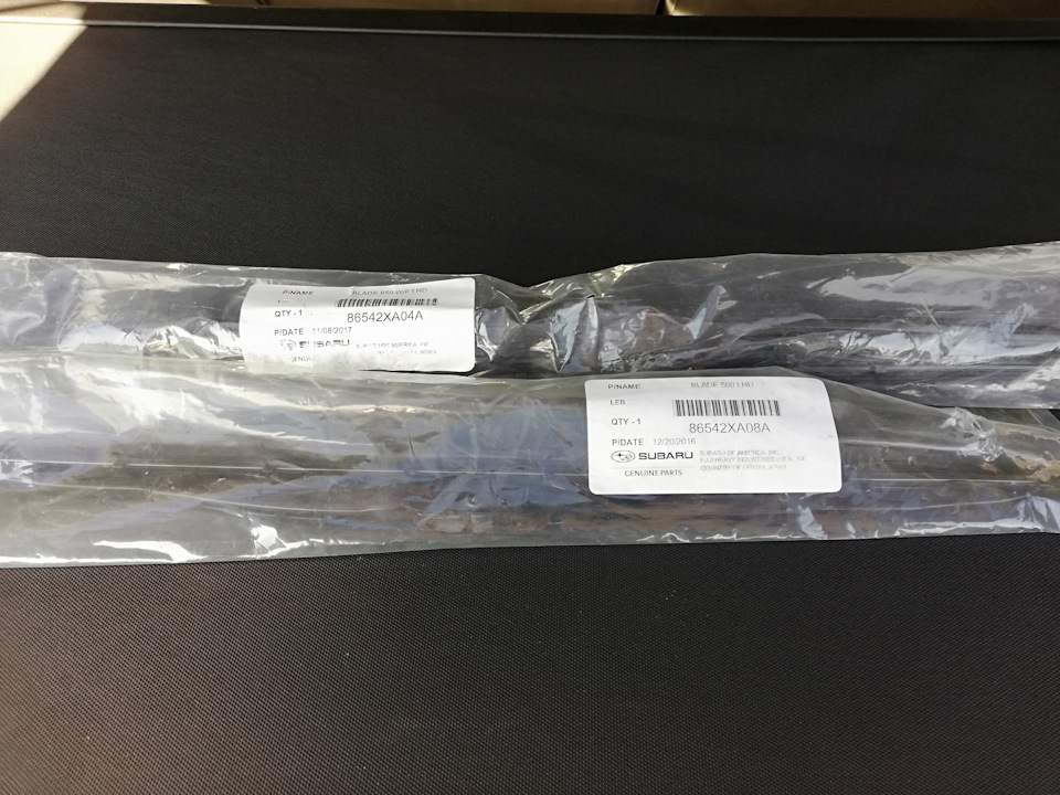 86542XA04A ЩЕТКА СТЕКЛООЧИСТИТЕЛЯ SUBARU | Запчасти на DRIVE2