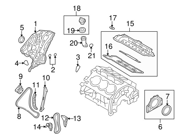 214432A100 Уплотнительное кольцо блока цилиндров KIA HYUNDAI | Запчасти ...