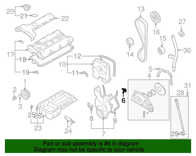 2142123000 Уплотнительное кольцо масляного насоса KIA HYUNDAI ...