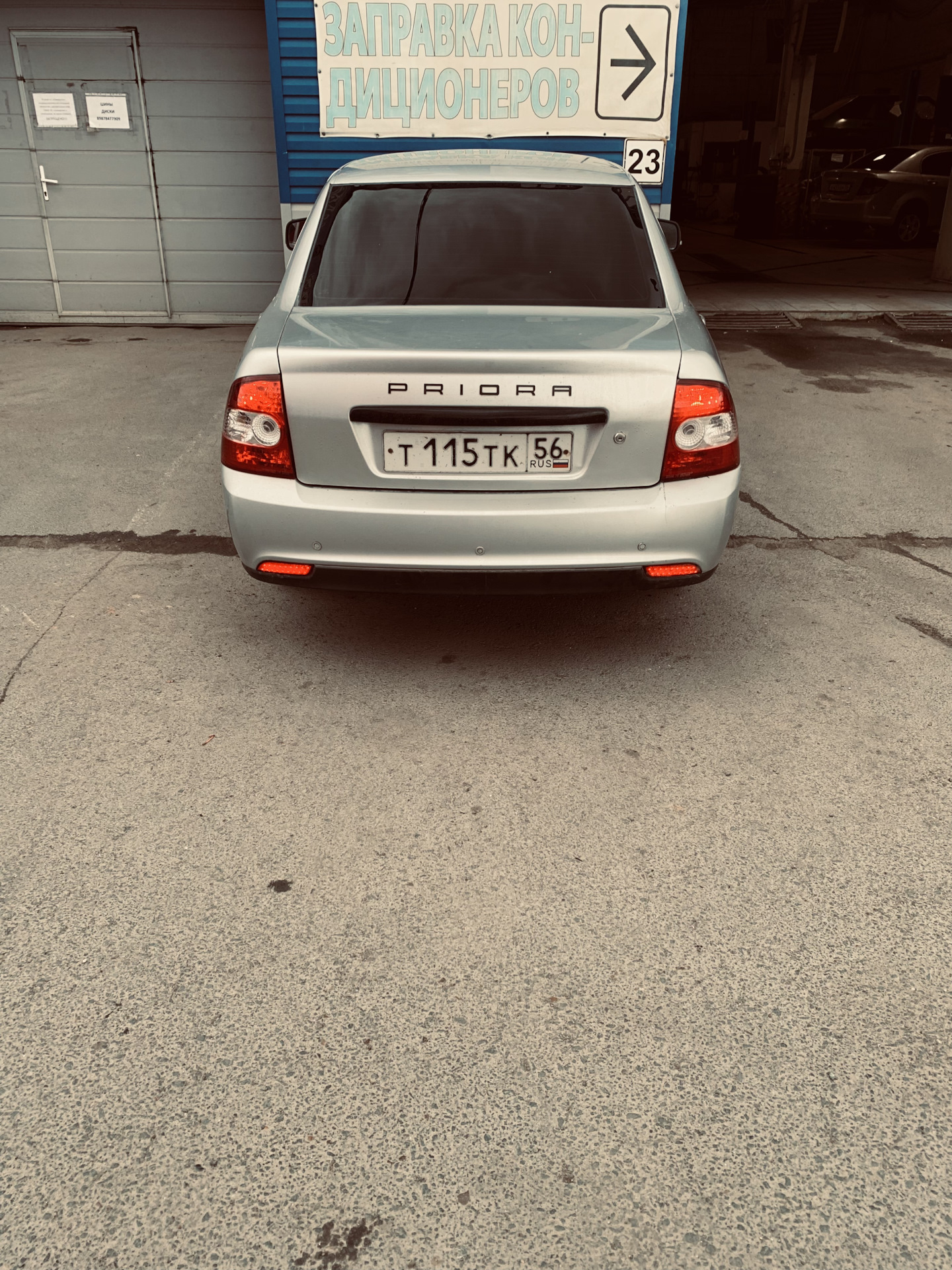 Катафоты бампера с подсветкой — LADA Приора седан, 1,6 л., 2009 года ...