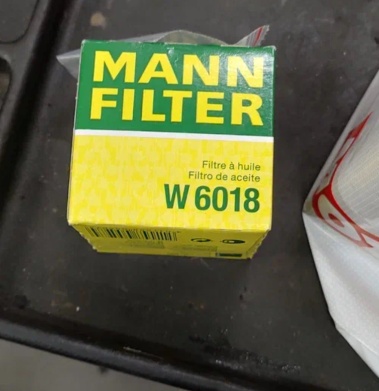 W6018 Масляный фильтр MANN FILTER | Запчасти на DRIVE2
