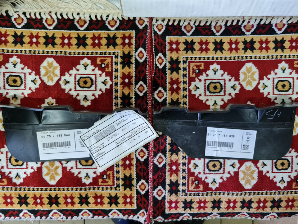 Замена пылезащитных кромок передних колес☝ — BMW X5 (E70), 3 л, 2011 ...