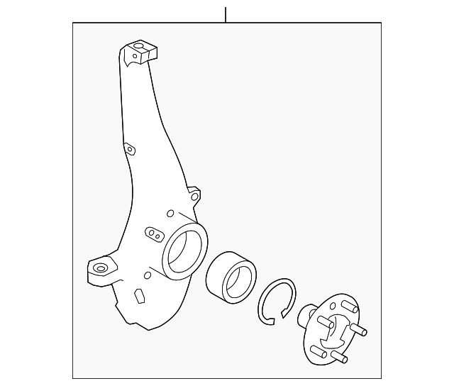 LR040119 Кулак переднего колеса Jaguar Land Rover | Запчасти на DRIVE2