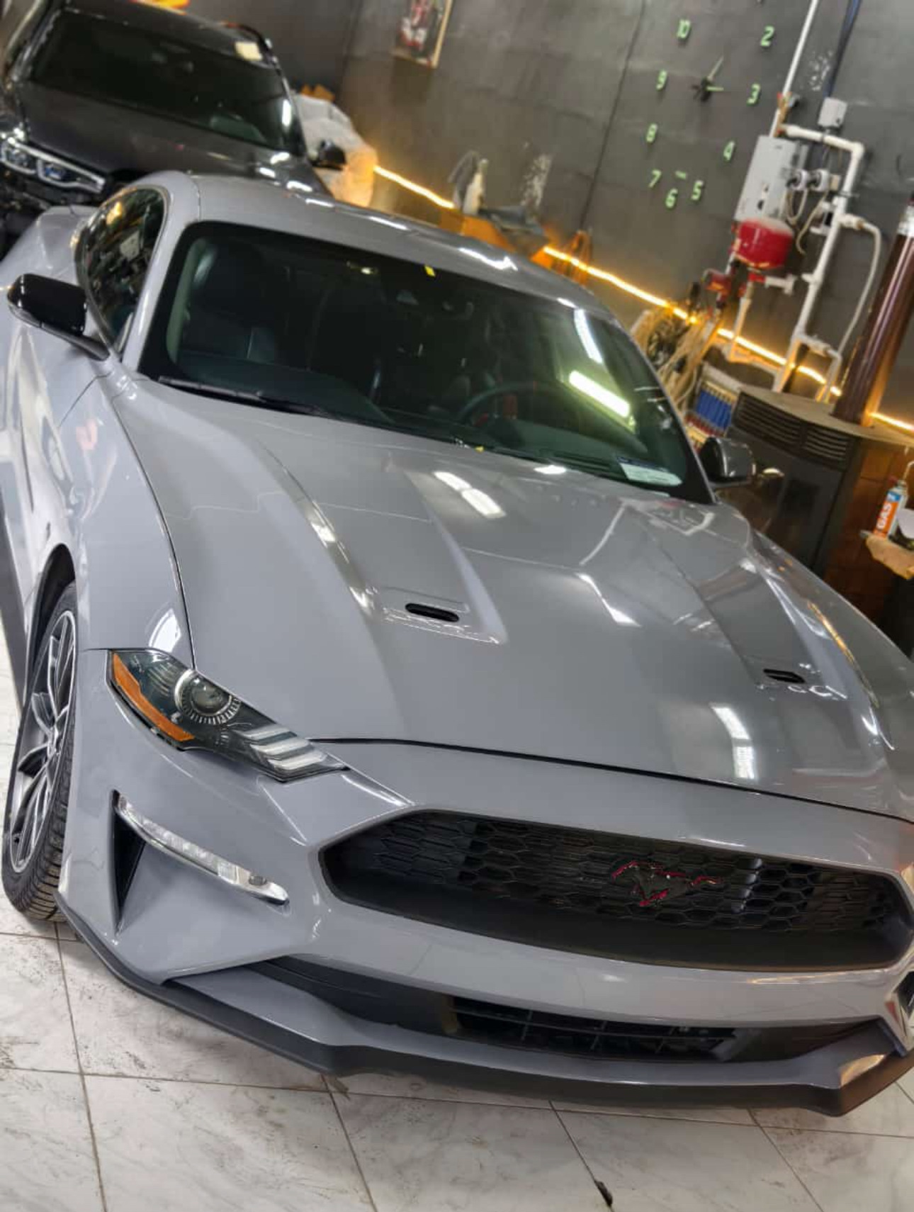 Nardo Grey — Ford Mustang (6G), 2,3 л, 2019 года | стайлинг | DRIVE2