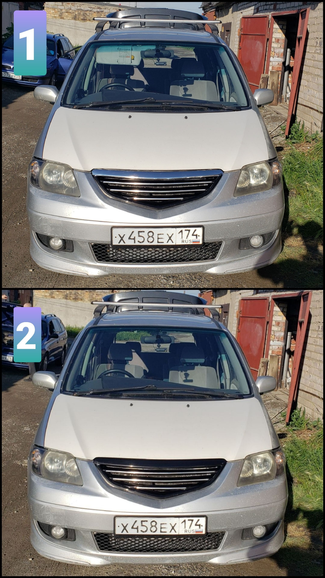 Новая Решётка — Mazda MPV II, 2,3 л, 2002 года | тюнинг | DRIVE2