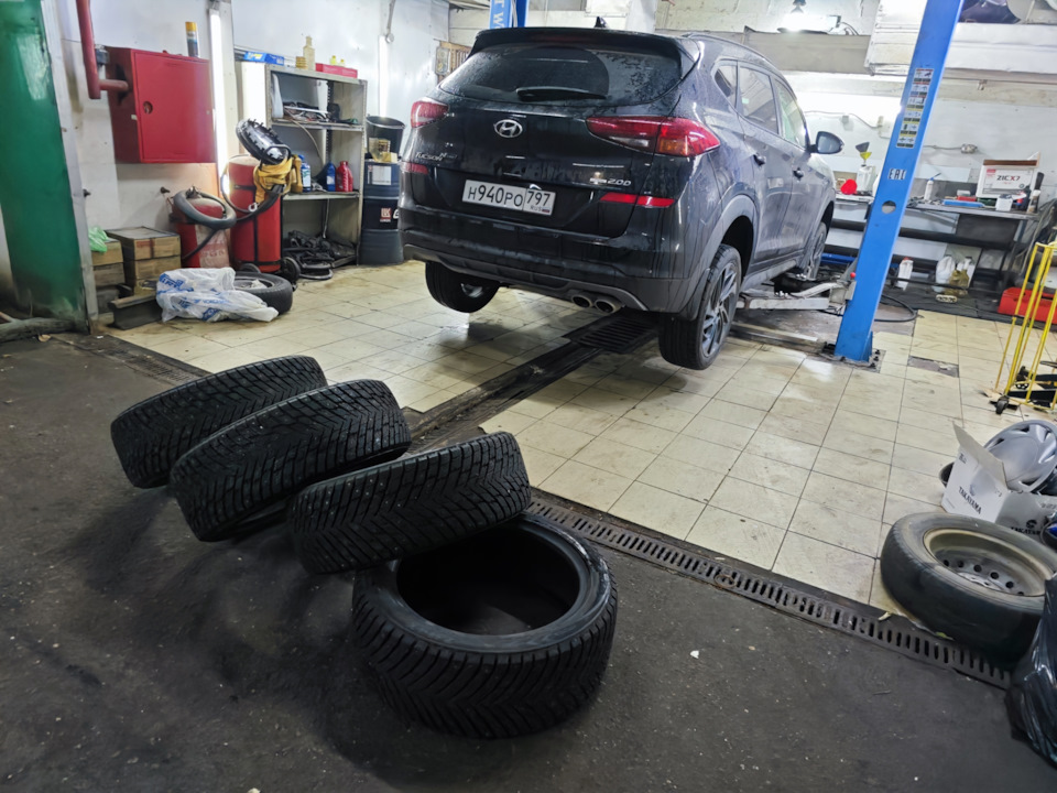 Китайские Гвозди. — Hyundai Tucson (TL), 2 л, 2020 года | шины | DRIVE2
