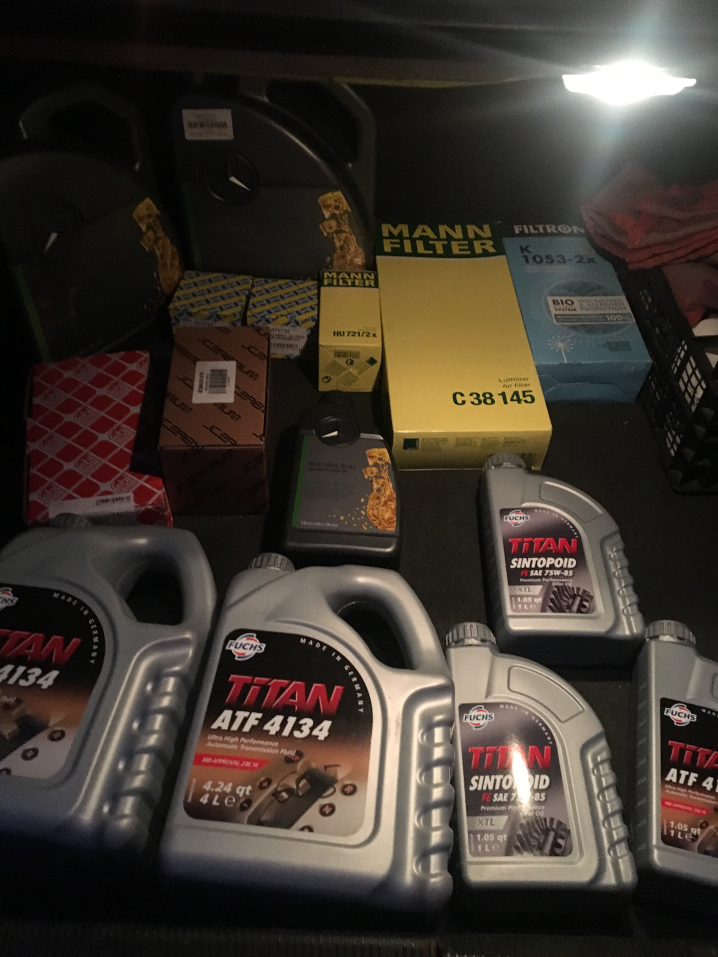 Замена всех масел — Mercedes-Benz E-Class (W210), 3,2 л, 2000 года ...