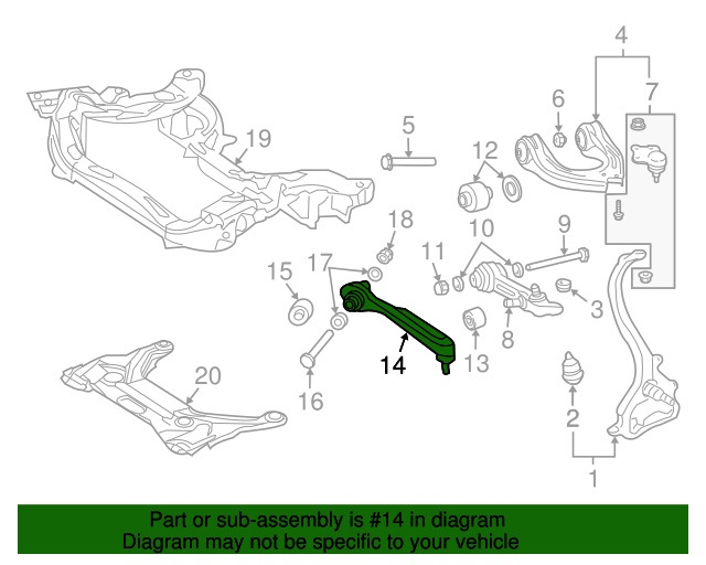 A2113304911 Рычаг подвески Mercedes | Запчасти на DRIVE2