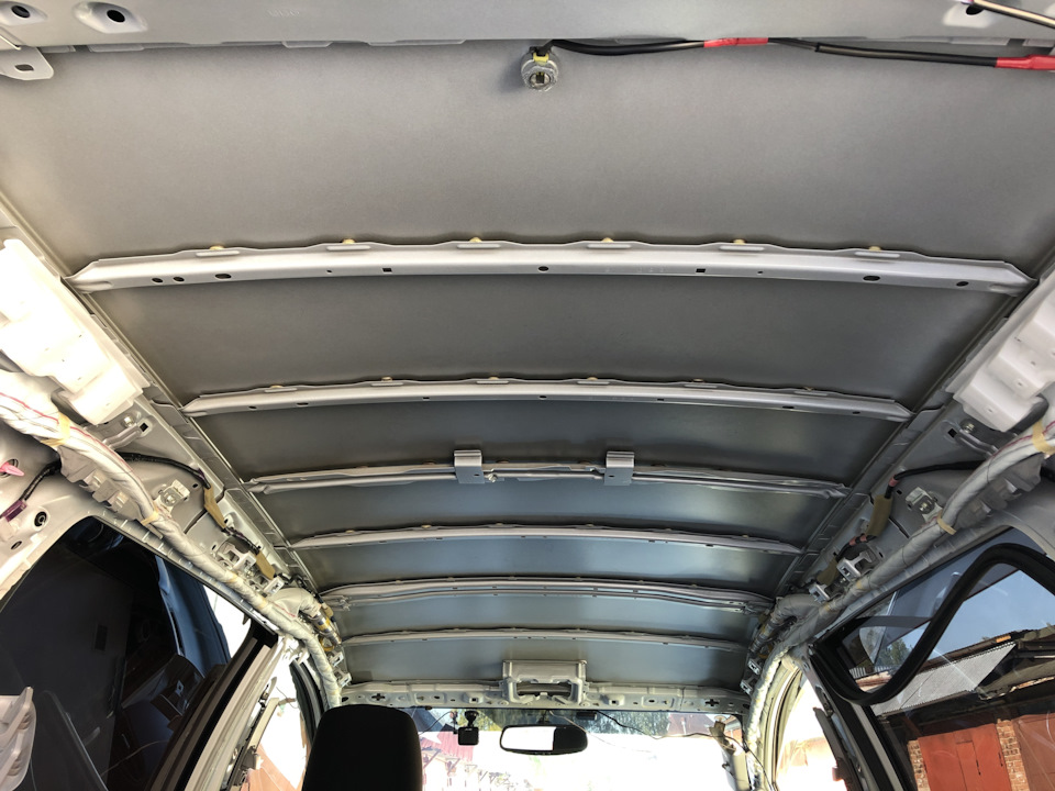 ⇛Шумоизоляция крыши⇚ — Toyota Wish (AE20), 1,8 л, 2010 года | своими ...