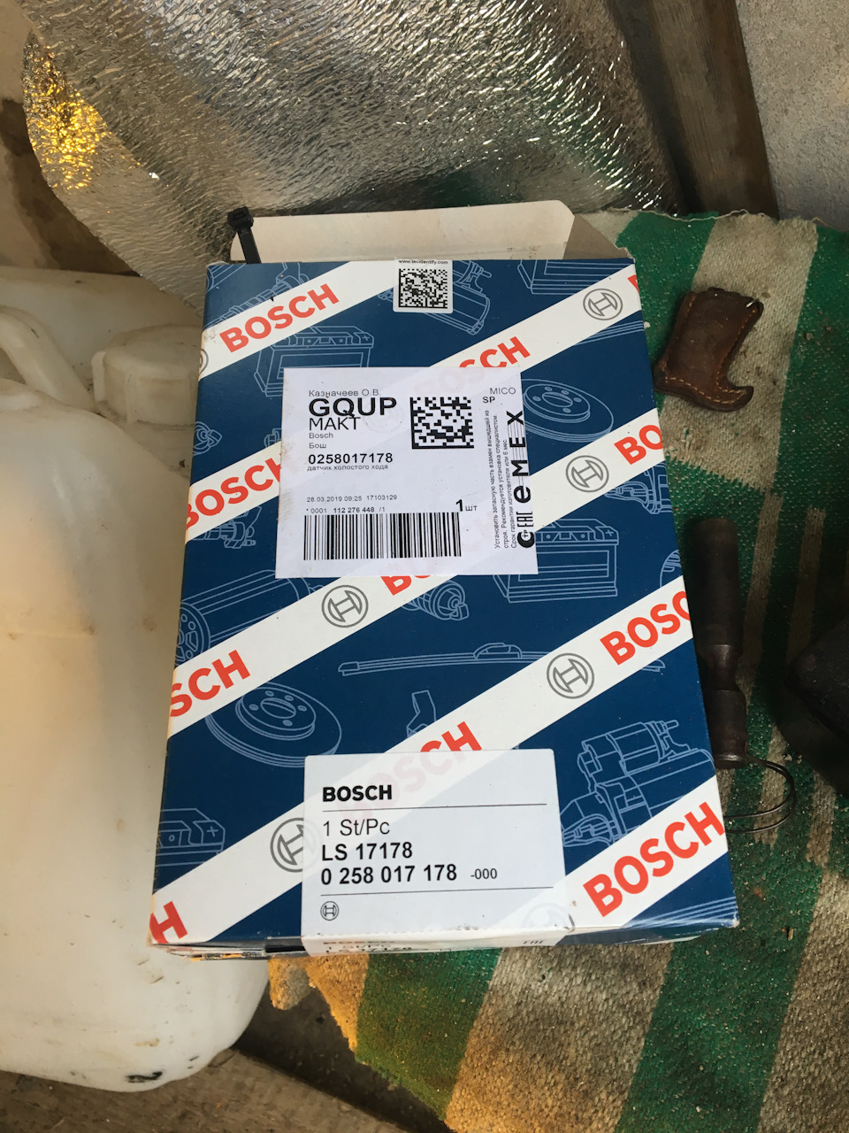 0258017178 ЛЯМБДА-ЗОНД BOSCH | Запчасти на DRIVE2