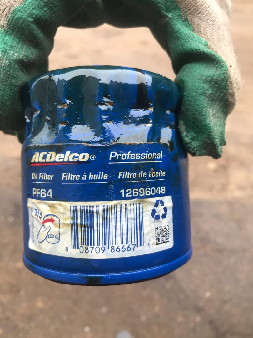 Масляной фильтр Chevrolet Equinox — Chevrolet Equinox (3G), 1,5 л, 2018 ...