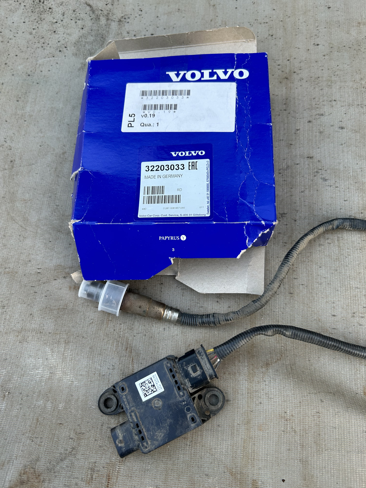 Датчик сажи 32203033 — Volvo V90 (2G), 2 л, 2020 года | своими руками ...