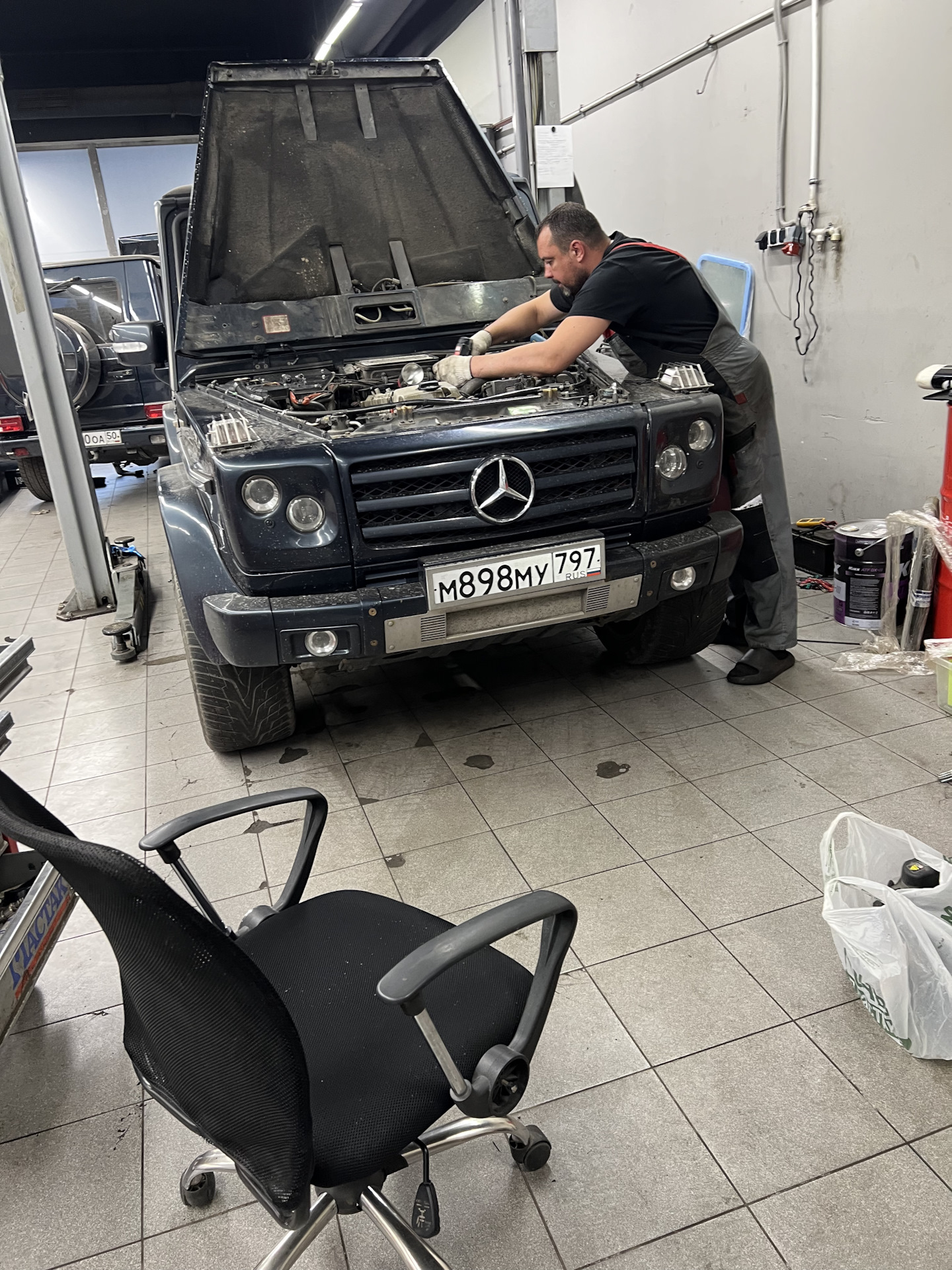 Небольшой тизер ремонта — Mercedes-Benz G-Class (W463 1G), 3 л, 2000 года | визит на сервис | DRIVE2