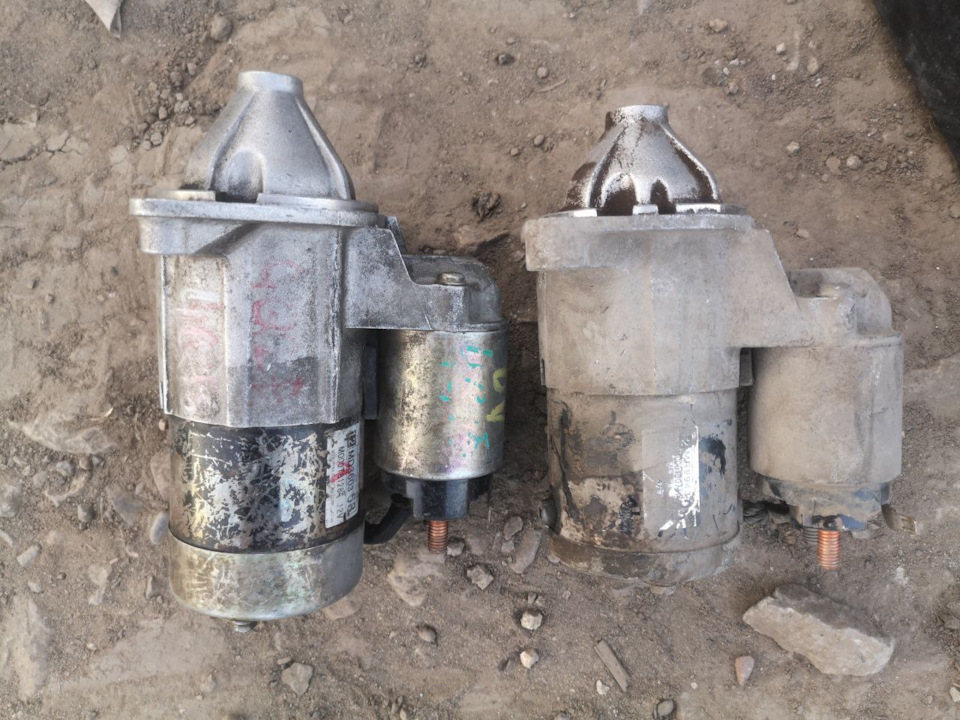 Замена стартера — Mitsubishi Lancer IX, 1,6 л, 2005 года | своими ...