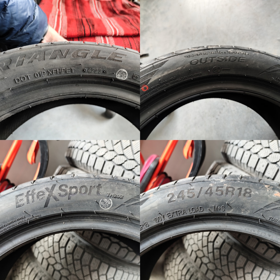 Triangle EffeXSport TH202 245/45 R18 100Y — BMW 5 series (F10), 2 л ...