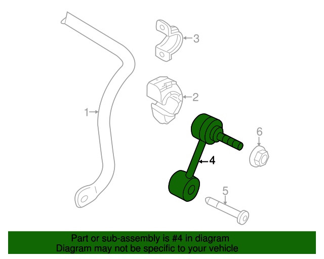 1K0505465AA Тяга стабилизатора задняя VAG | Запчасти на DRIVE2
