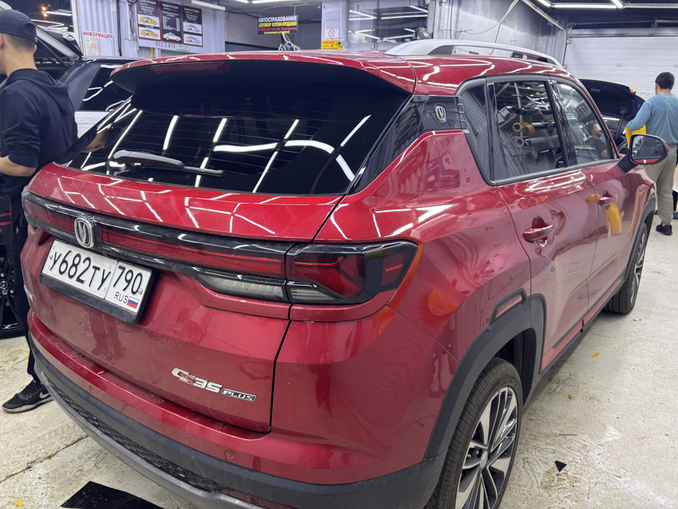 Тонировка — Changan CS35 Plus (2021), 1,4 л, 2023 года | стайлинг | DRIVE2