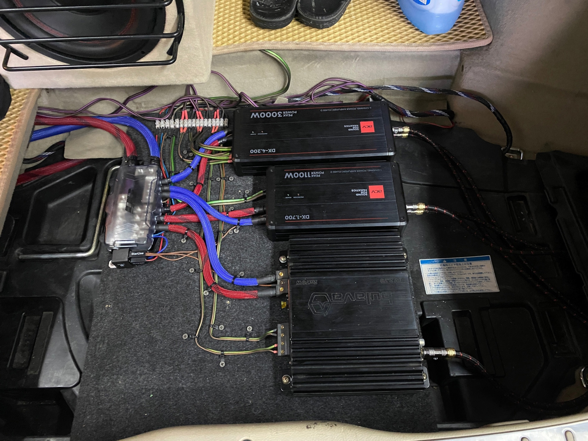 Установка новых усилителей ACV DX 4.200 и DX 1.700 — Toyota Altezza, 2 л, 2002 года | автозвук ...