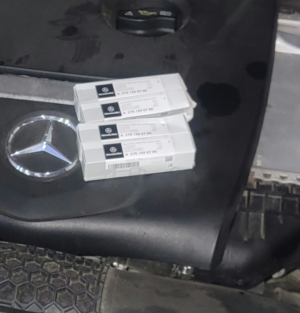 Чек, замена свечей 95750 — Mercedes-Benz GLC-Class (X253), 2 л, 2019 ...