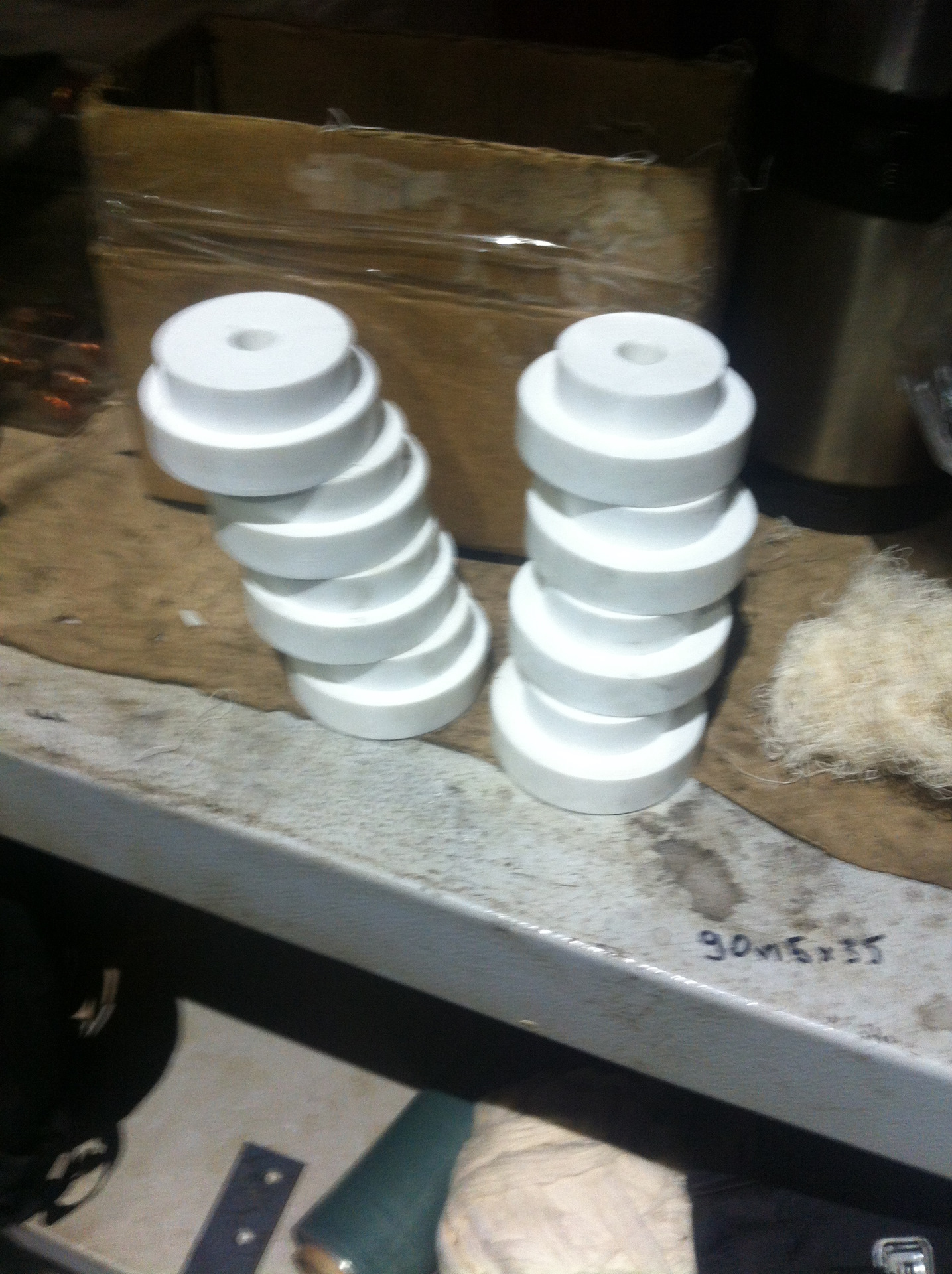 Замена пружин, опор коробки и установка шайб с заменой подрамника ...