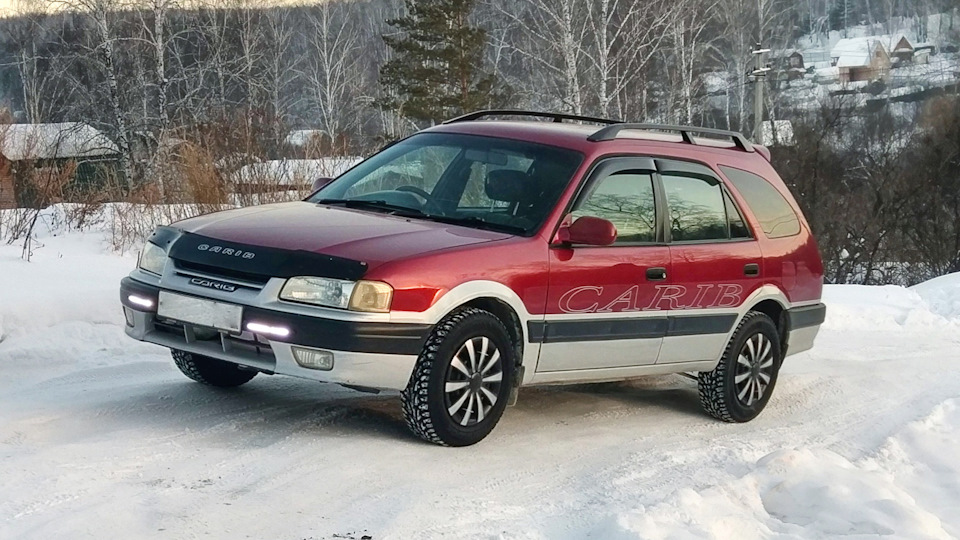 Toyota Sprinter Carib (AE110G) 1.8 бензиновый 1996 | Краснокожий на DRIVE2