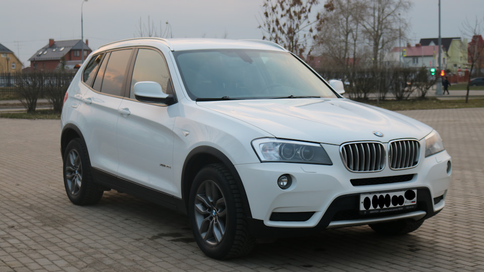 Крышка, чистка впуска, ремень и натяжитель — BMW X3 (F25), 3 л, 2013 ...