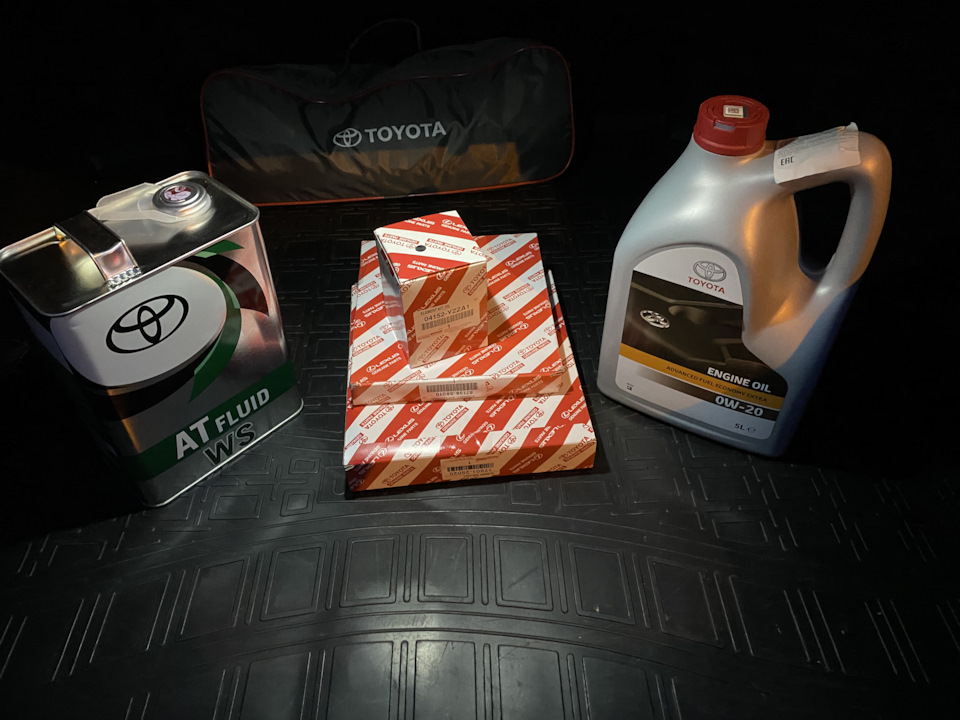 Замена масла ДВС+АКПП — Toyota Camry (XV70), 2 л, 2019 года | плановое ...