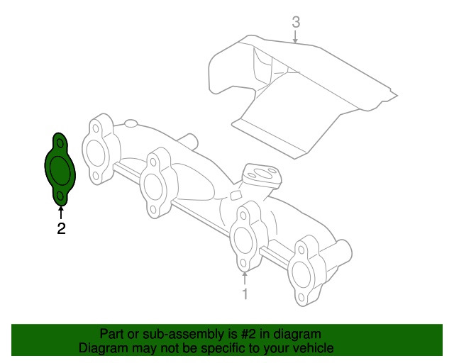 037253039D Прокладка выпускного коллектора / AUDI, VW, SEAT, SKODA 1.6 ...