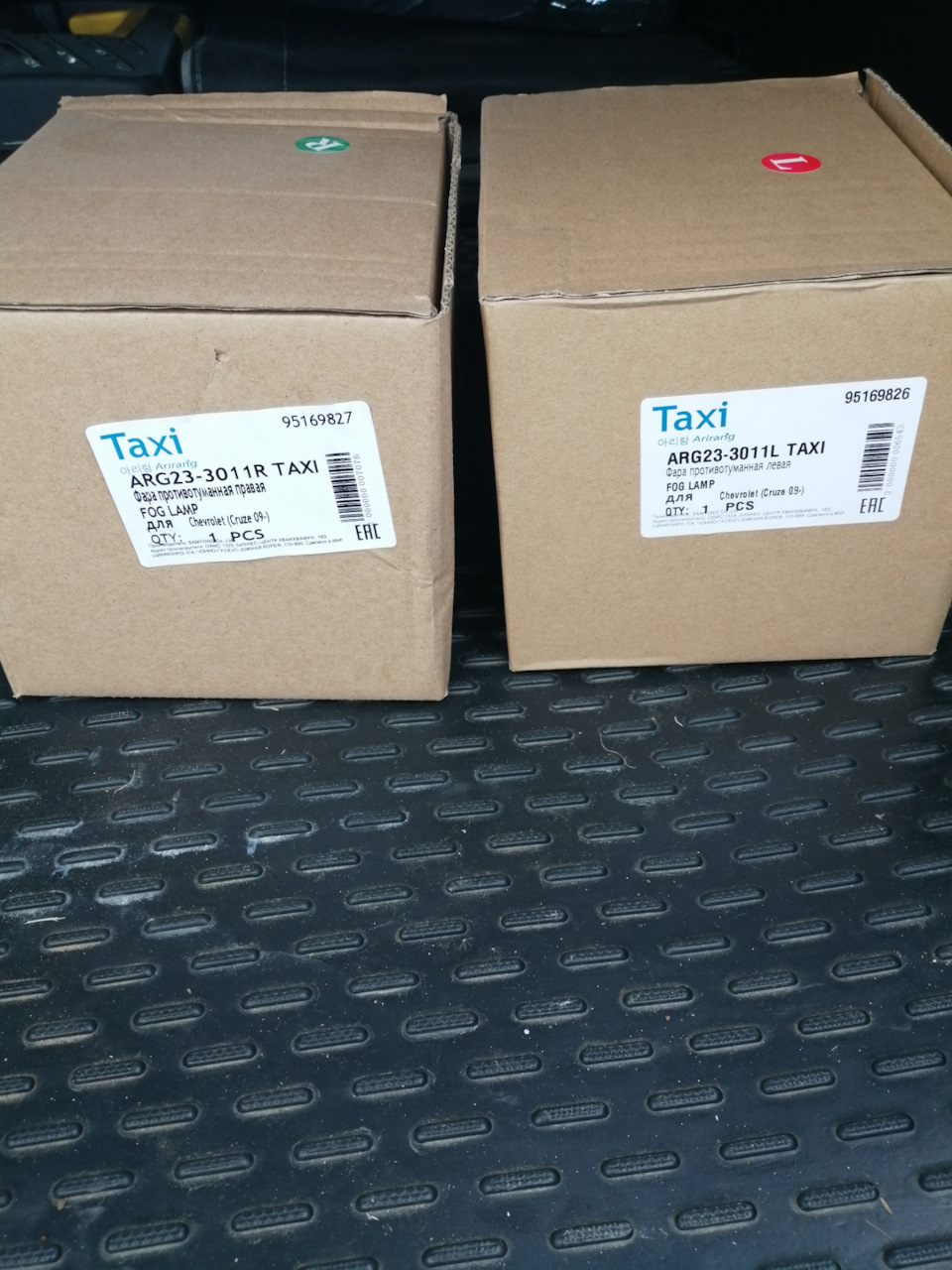 95169827 Фара противотуманная правая / Chevrolet Cruze 10~ GM ...