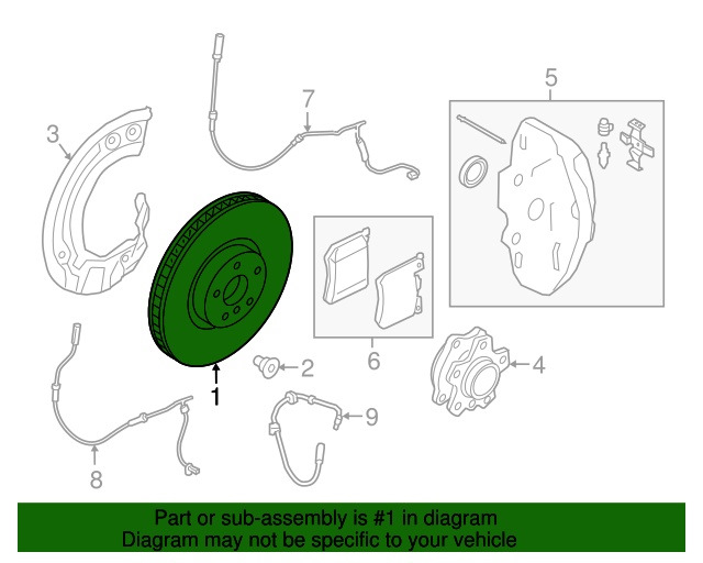 34106875284 Тормозной диск, легкий, вентилируемый, п BMW | Запчасти на ...