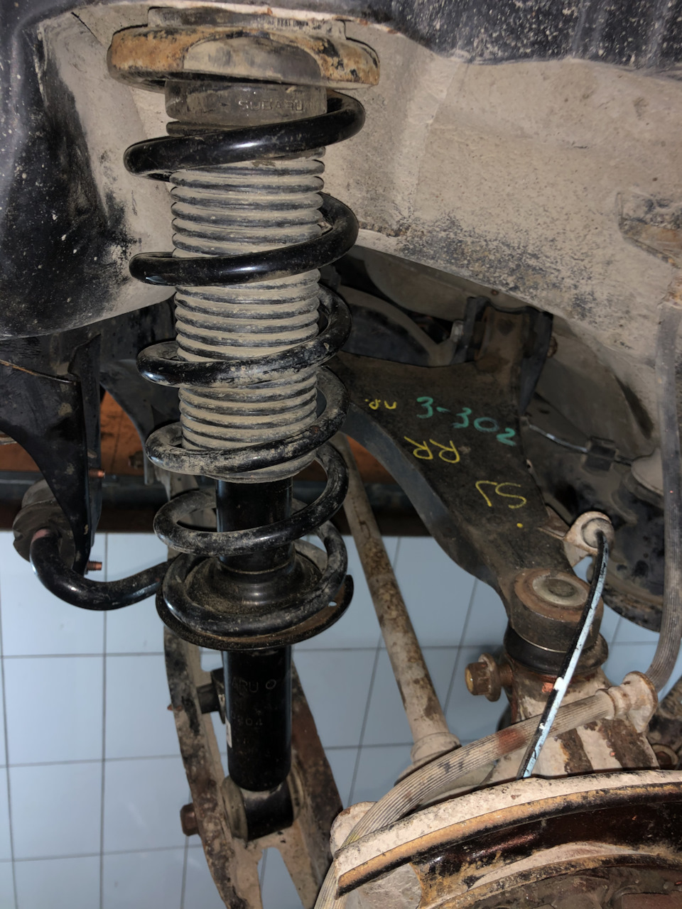 ТО задней подвески — Subaru Forester (SH), 2 л, 2009 года | плановое ТО ...
