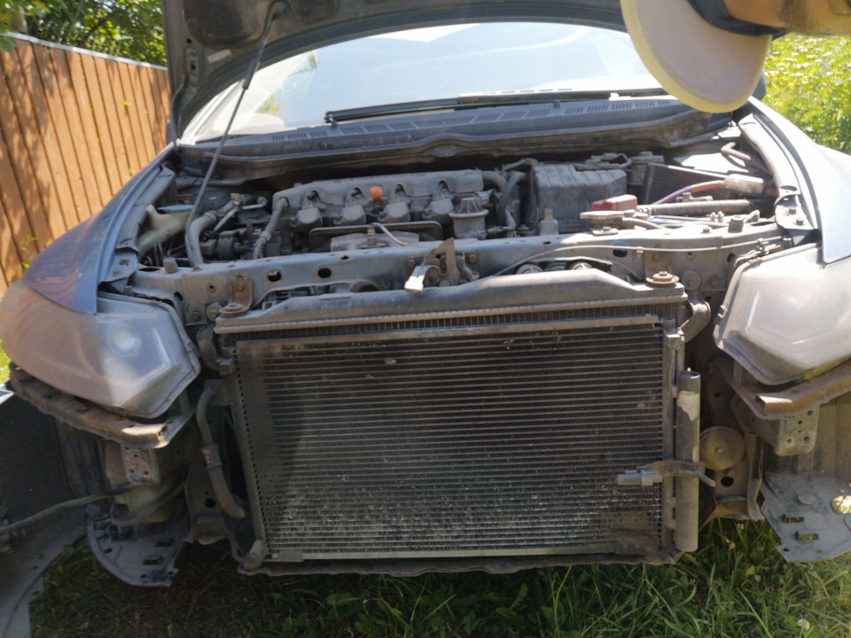 Мойка радиаторов и последствия — Honda Civic Coupe (8G), 1,8 л, 2008 ...