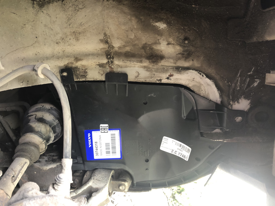 30744318 ЗАЩИТНАЯ ПЛАСТИНА ПРАВАЯ VOLVO Volvo | Запчасти на DRIVE2