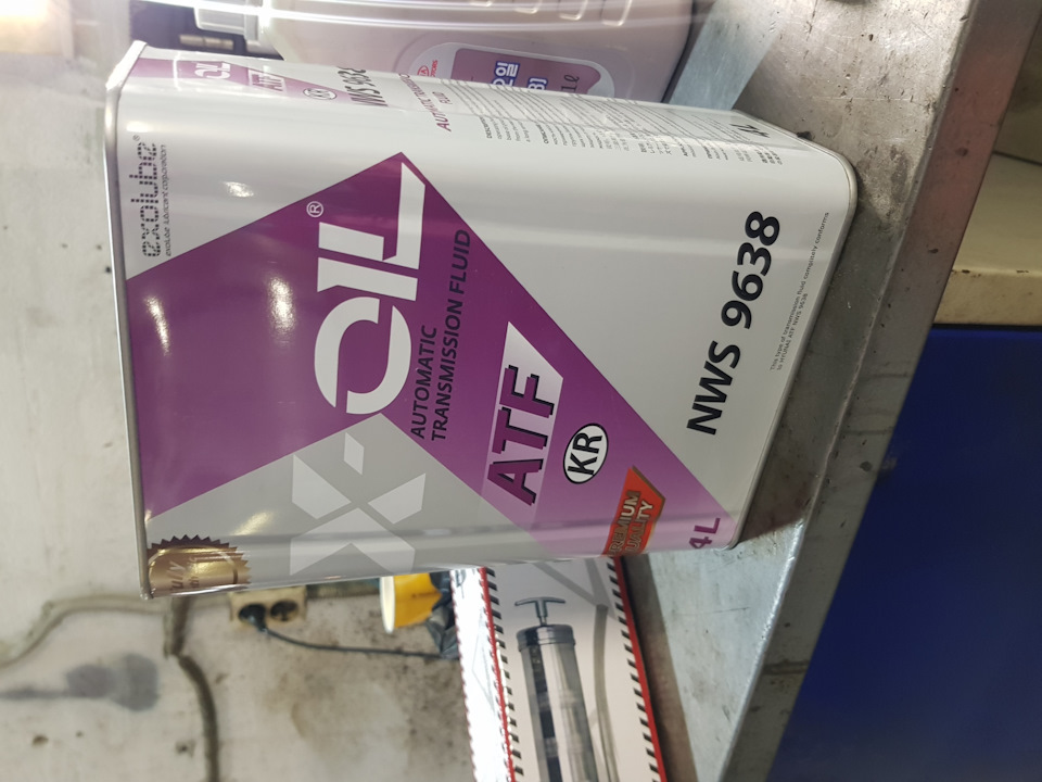 Повторная замена масла АКПП.И полный аналог масла NWS9638 — Hyundai ...