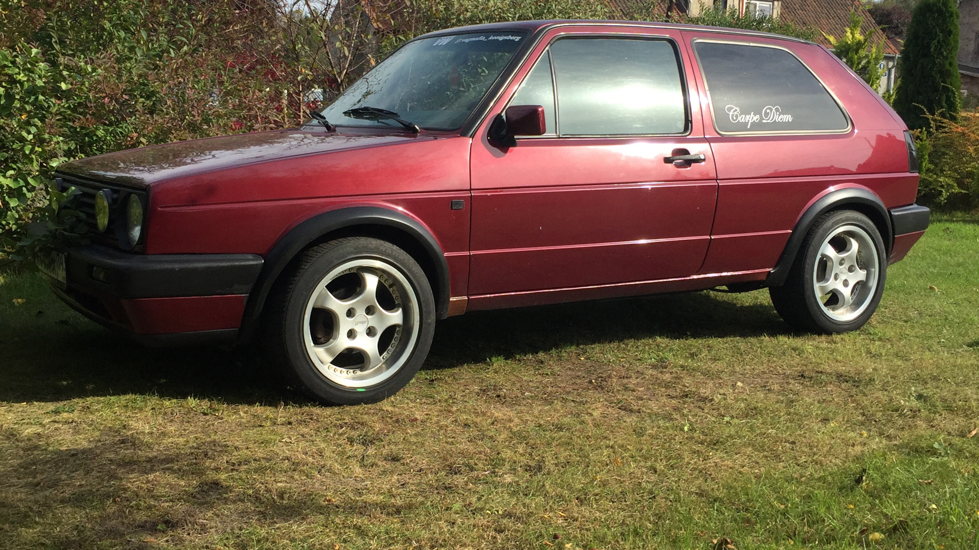 Volkswagen Golf Mk2 1.6 бензиновый 1987 | Red black на DRIVE2