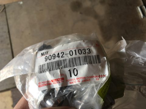 9094201033 гайка колеса TOYOTA LEXUS | Запчасти на DRIVE2