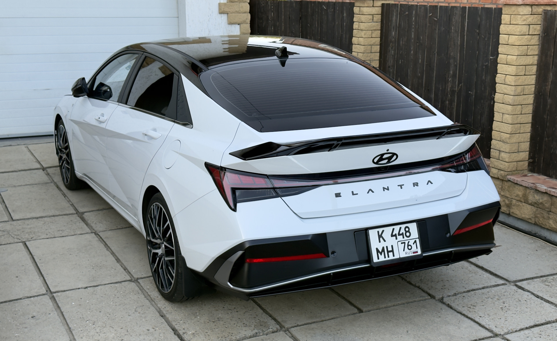 Спойлер DUCKTAIL стиль R для Hyundai Elantra CN7 — Hyundai Elantra (7G), 1,5 л, 2024 года ...