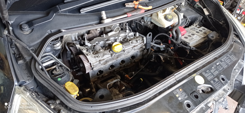 Замена поршневых колец F4R — Renault Espace (4G), 2 л, 2007 года ...