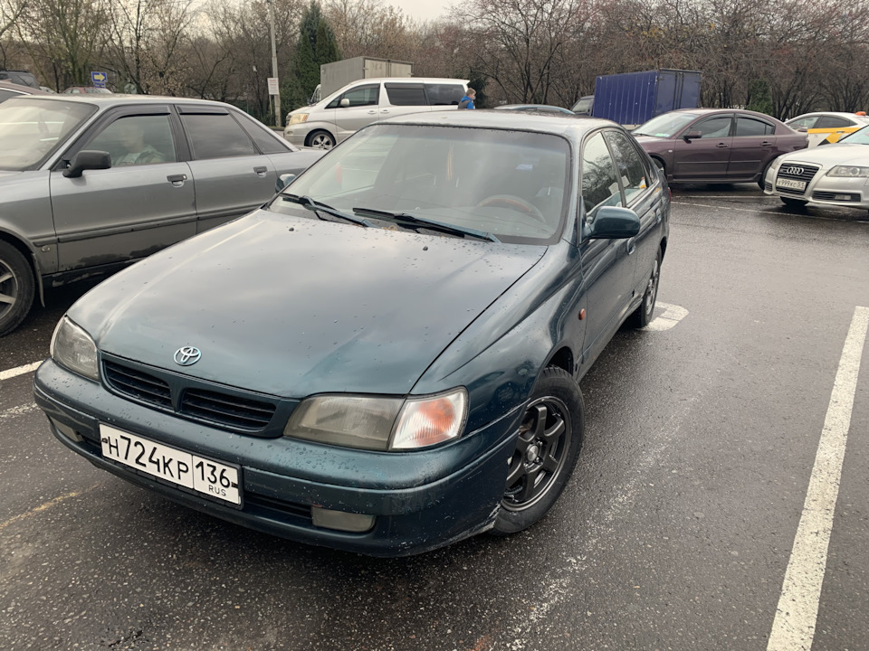 Оцените внешний вид с новыми дисками))) — Toyota Carina E, 1,8 л, 1997 ...