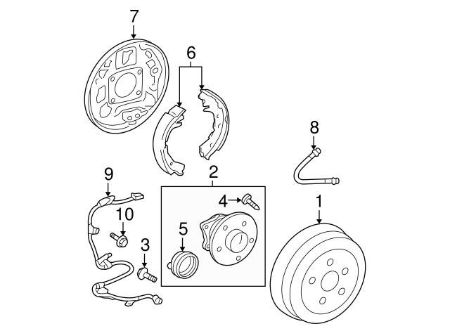 4245047030 Ступица в сборе TOYOTA LEXUS | Запчасти на DRIVE2
