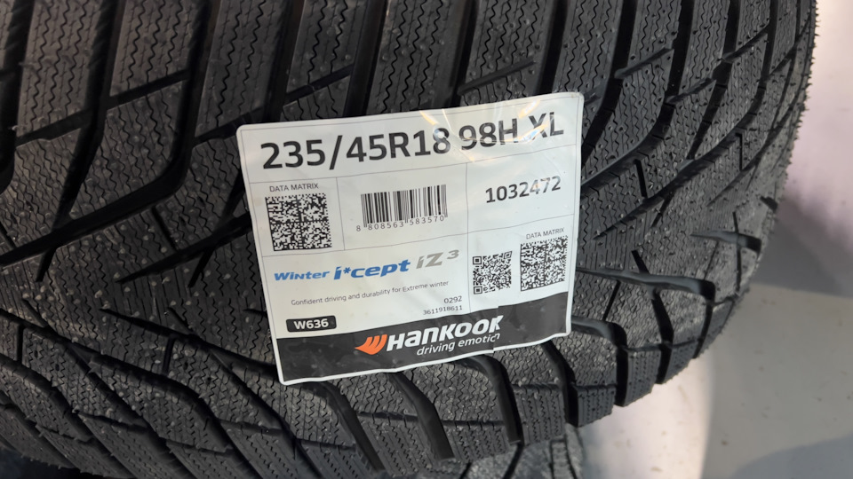 Hankook W636 Winter I*Cept IZ3 | Шины на DRIVE2