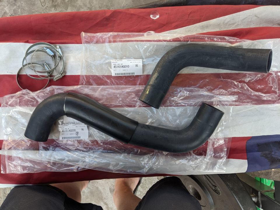 #41. Промывка системы охлаждения. Новые патрубки. — Subaru Legacy (BL ...