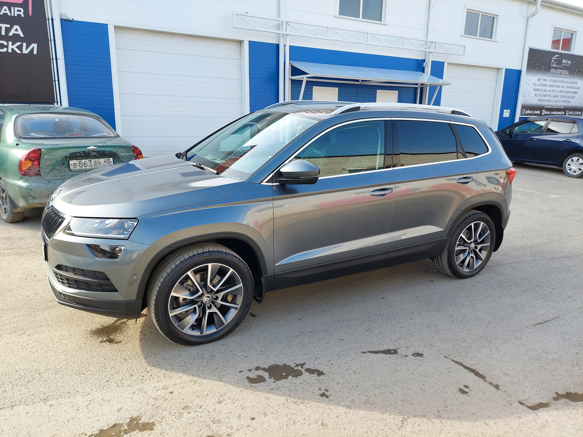 49. Установка датчика влажности, устранение скрипа, переобувка — Skoda ...