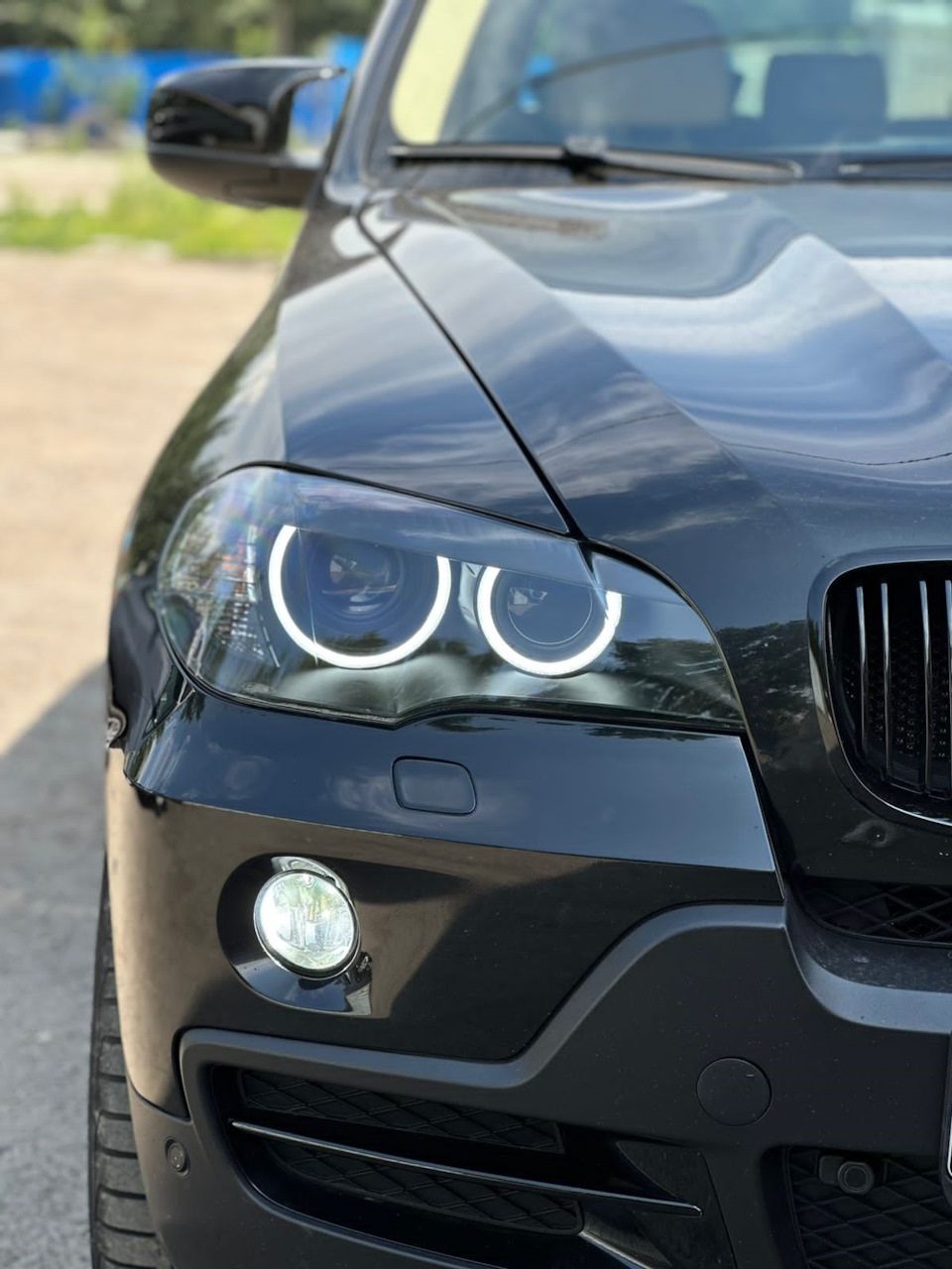 Замена фар — BMW X5 (E70), 3 л, 2008 года | тюнинг | DRIVE2