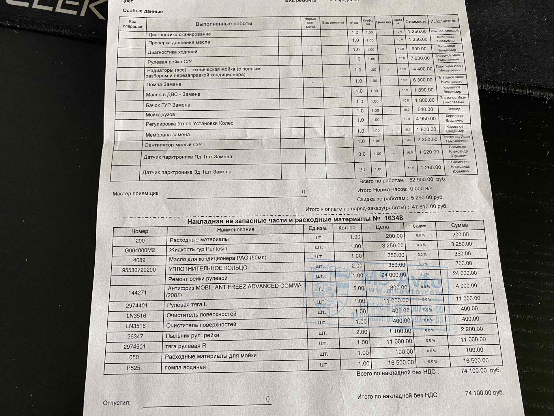 Накопительное ТО — Porsche Cayenne (1G) 955/957, 3,2 л, 2003 года ...