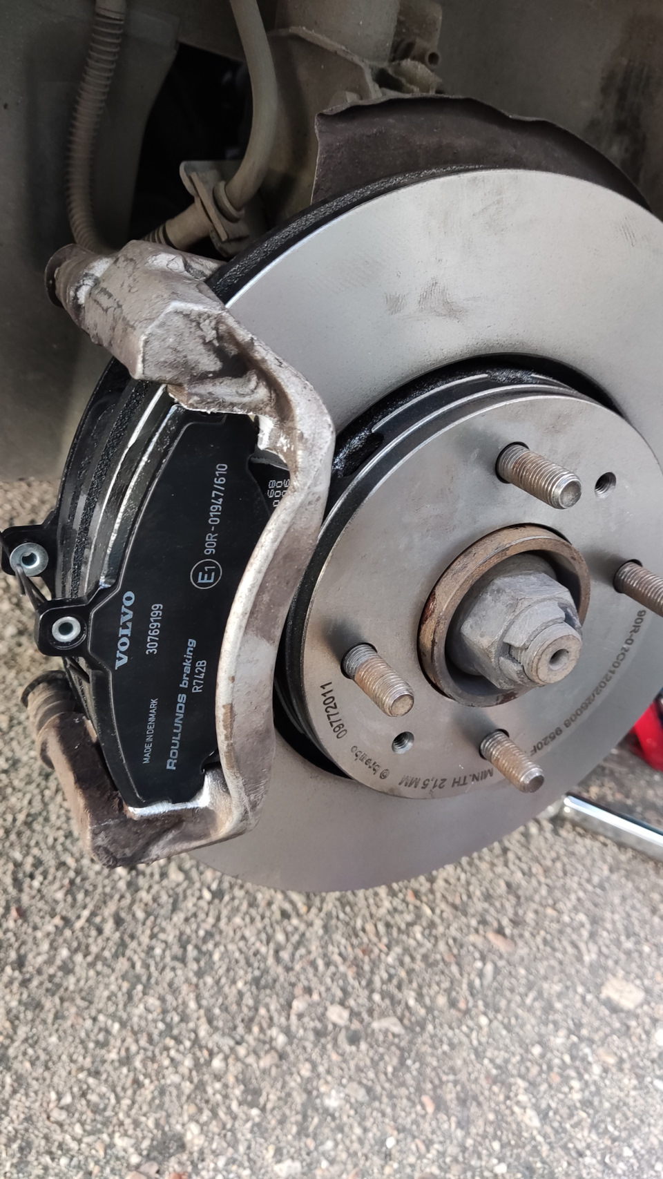 30769199 Колодки тормозные дисковые комплект Volvo | Запчасти на DRIVE2