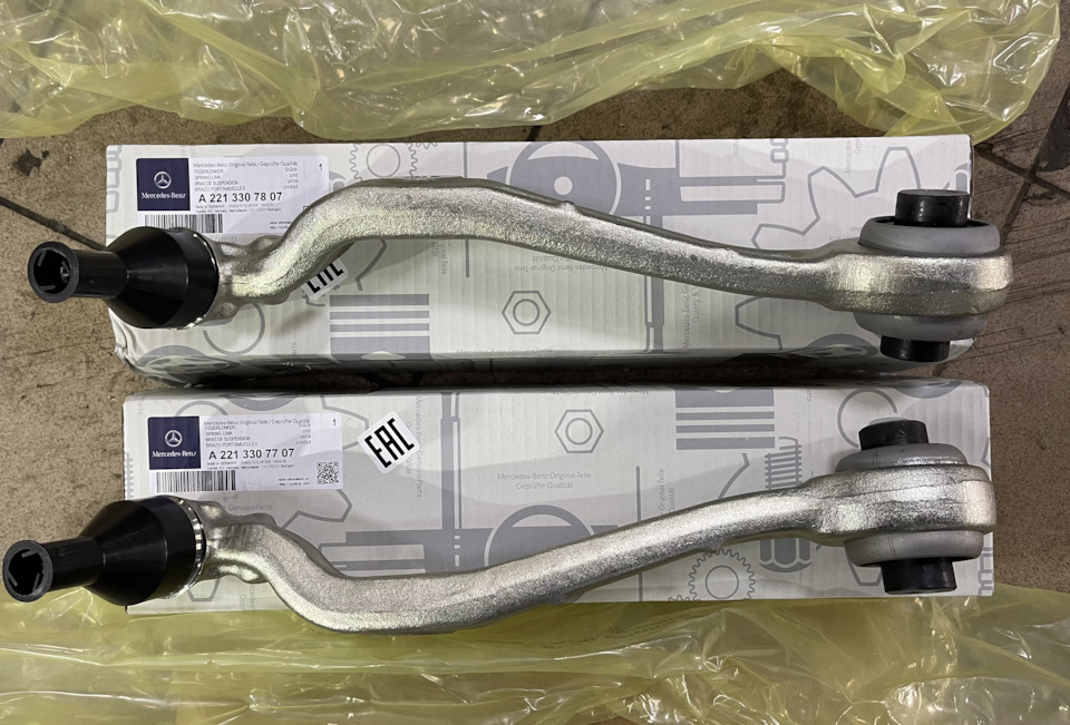 #94 Замена нижних поперечных рычагов. — Mercedes-Benz S-Class (W221), 5 ...