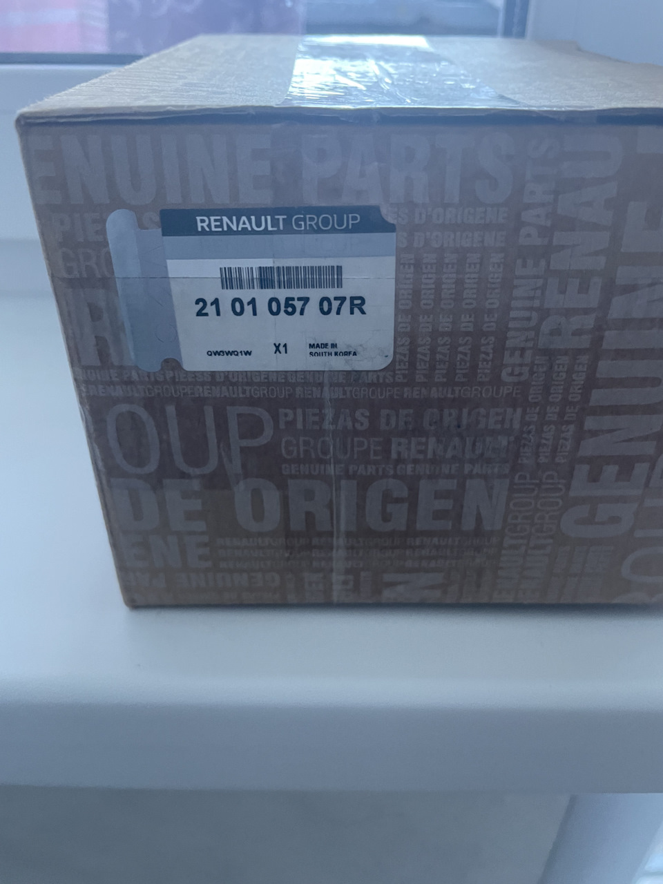 210105707R Насос водяной в сборе RENAULT | Запчасти на DRIVE2