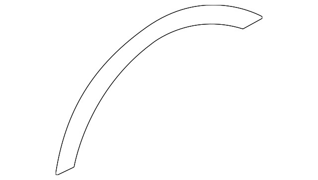 A16488454229999 Накладка арки заднего правого колеса Mercedes ...